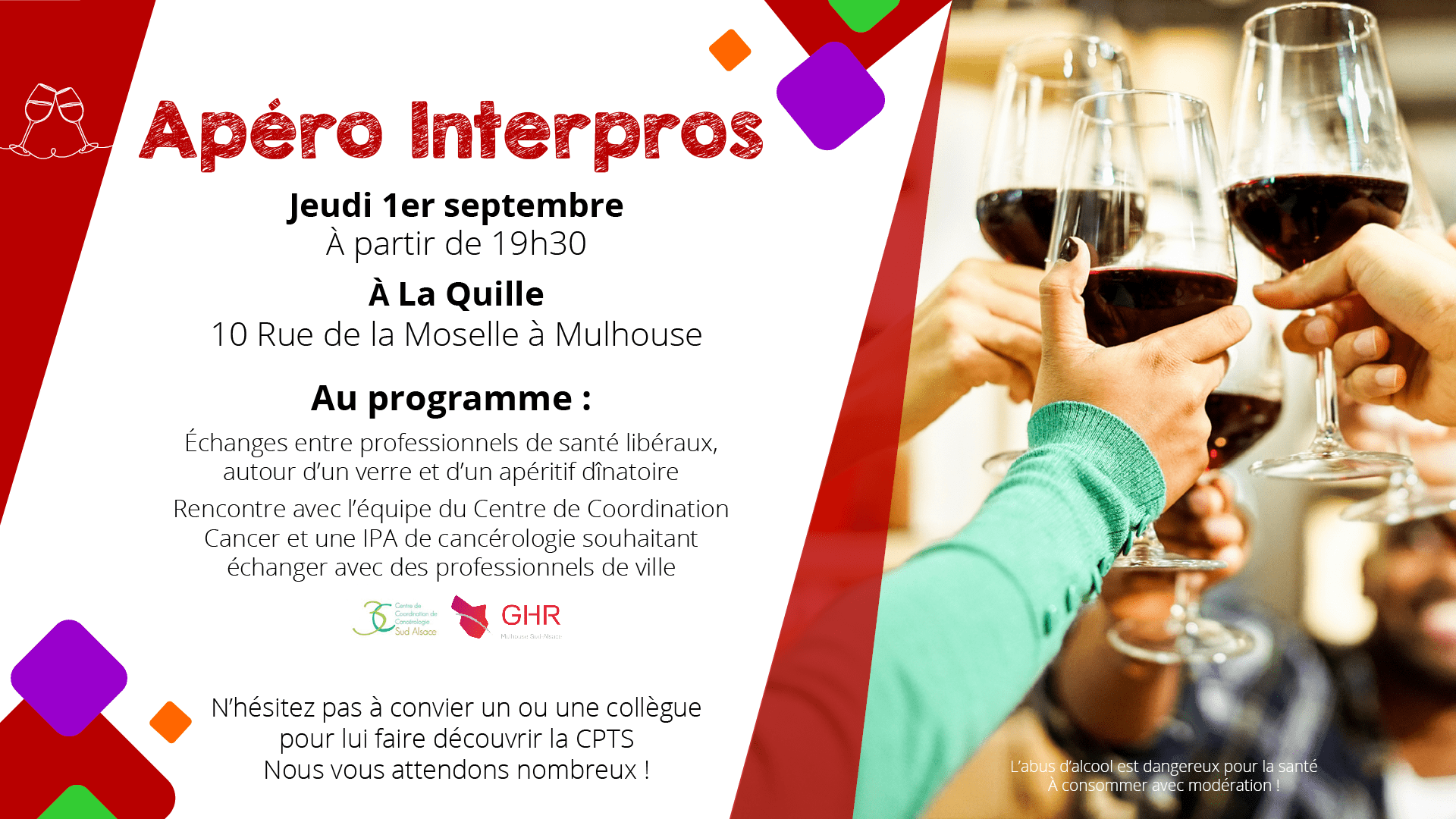 Apéro interpros de Septembre - CPTS Mulhouse Agglo